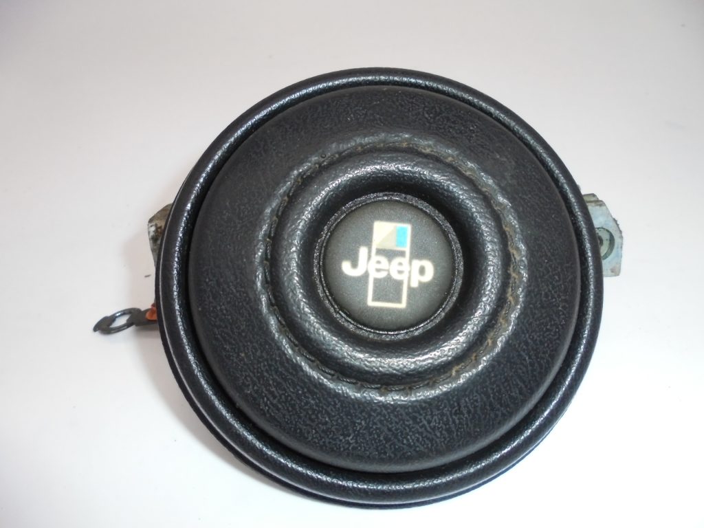 1976-1995 JEEP CJ/YJ BLACK STEERING WHEEL HORN BUTTON – One Jeep | Jeep ...